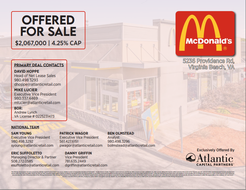 McDonald's | Virginia Beach, VA | Recently Renovated | Revere